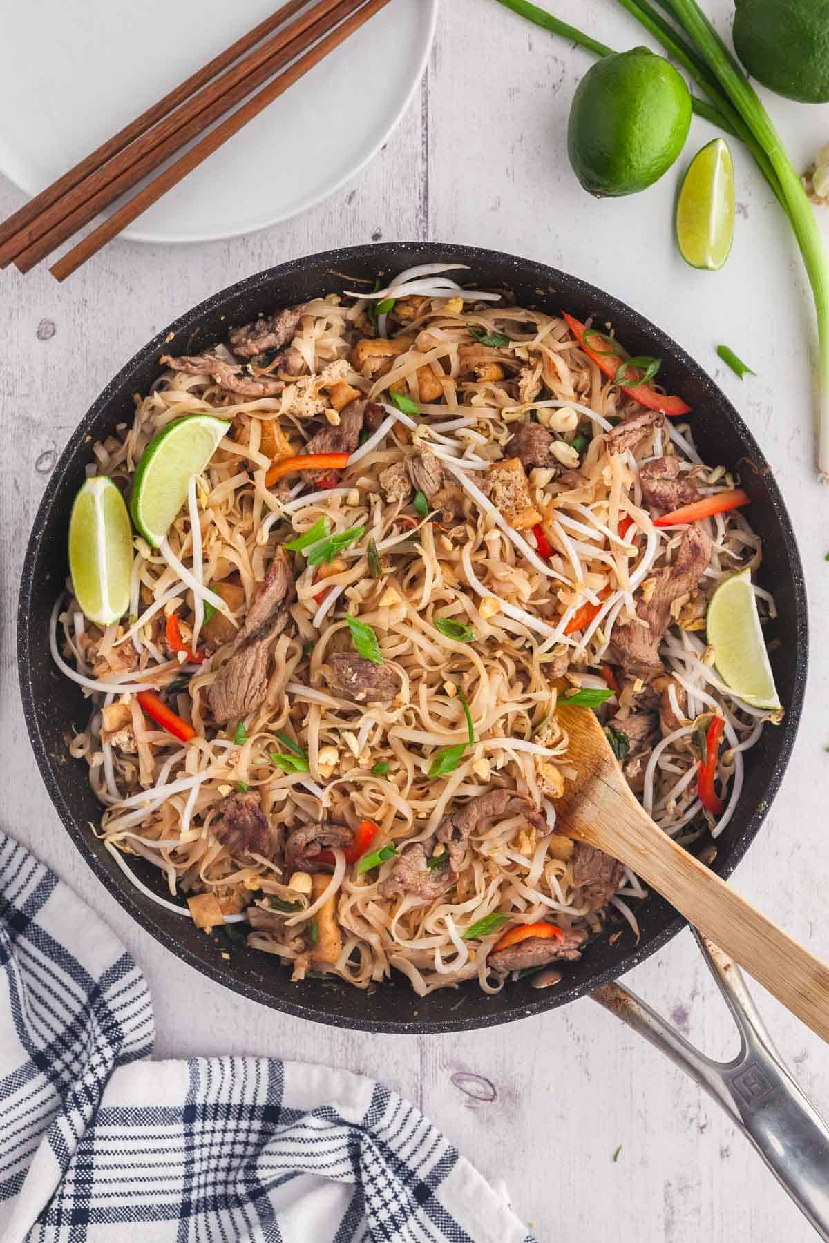 Beef Pad Thai - The Recipe Nest