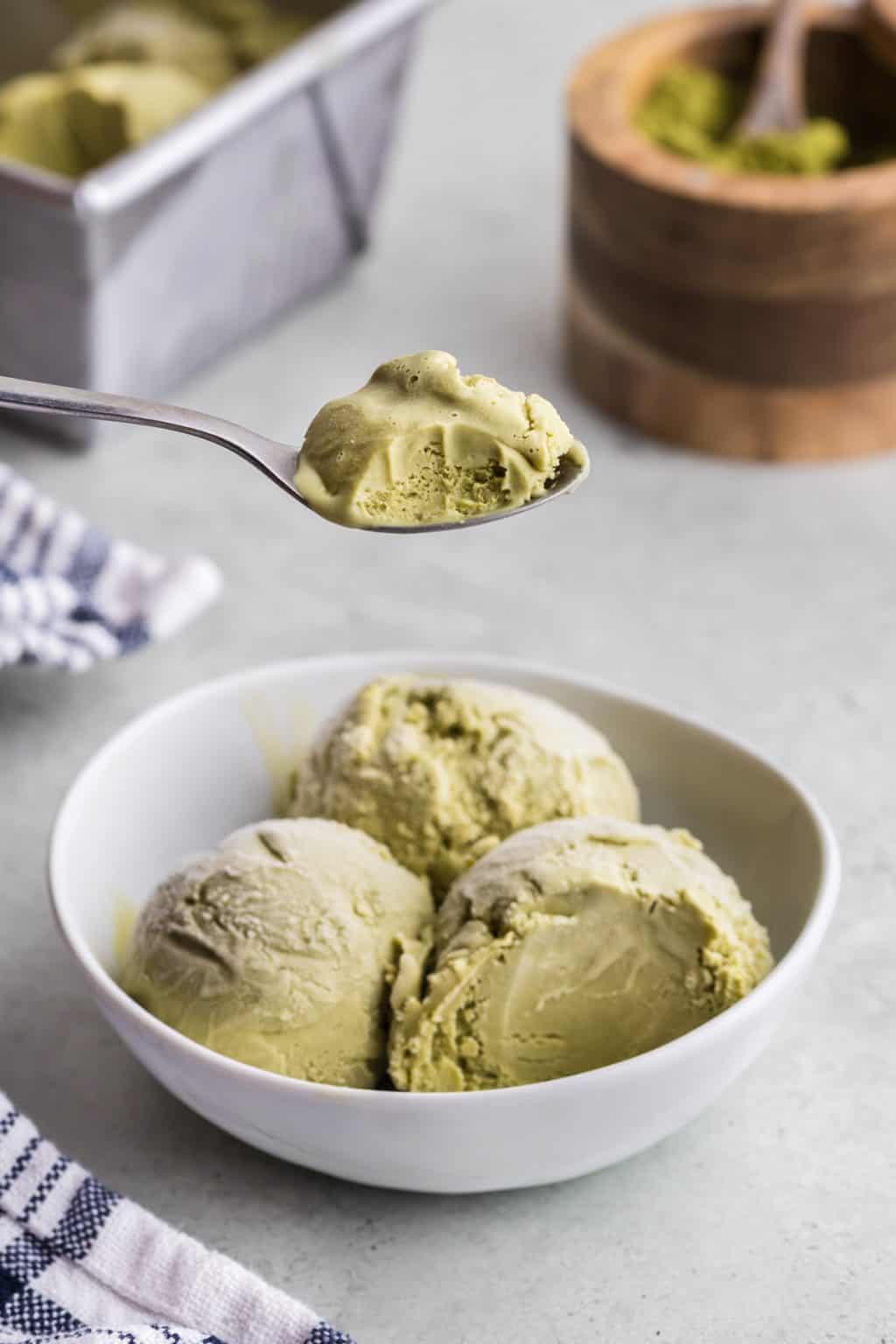 Matcha Ice Cream - The Recipe Nest