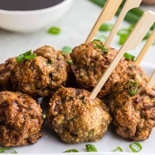 Air Fry Chicken Meatballs - The Recipe Nest