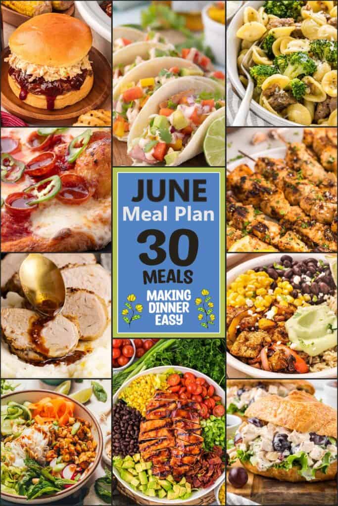 June Meal Plan 2026 - The Recipe Nest